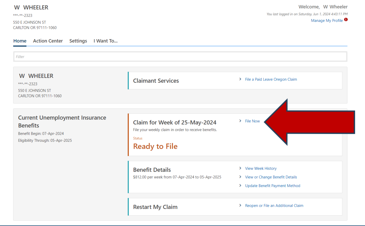 How to restart a claim | OED Unemployment Insurance