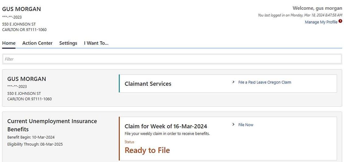 How to file a weekly claim | OED Unemployment Insurance