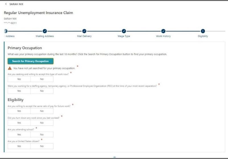 How to file an initial application for… | OED Unemployment Insurance